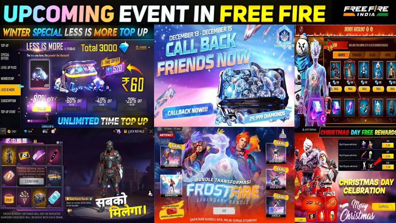 UPCOMING EVENT IN FREE FIRE 2023 | FF NEW EVENT | FREE FIRE NEW EVENT ...