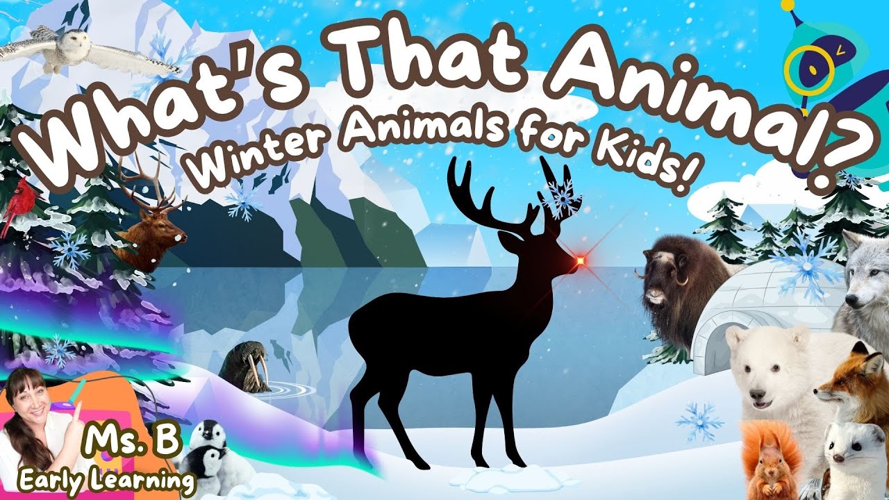Winter Animals for Kids ️🐾| Animal Sounds & Names for Toddlers | Arctic ...