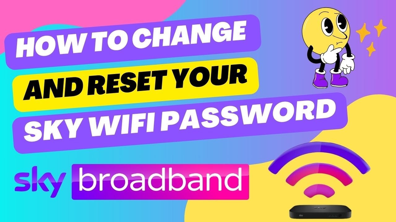 How to change and reset your Sky WiFi password? - YouTube