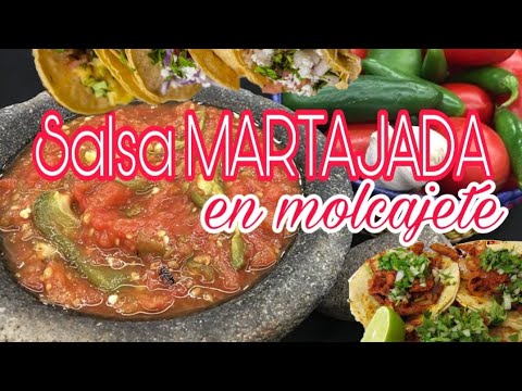 Salsa MARTAJADA o de MOLCAJETE 100% Original? [2019] como preparar ...