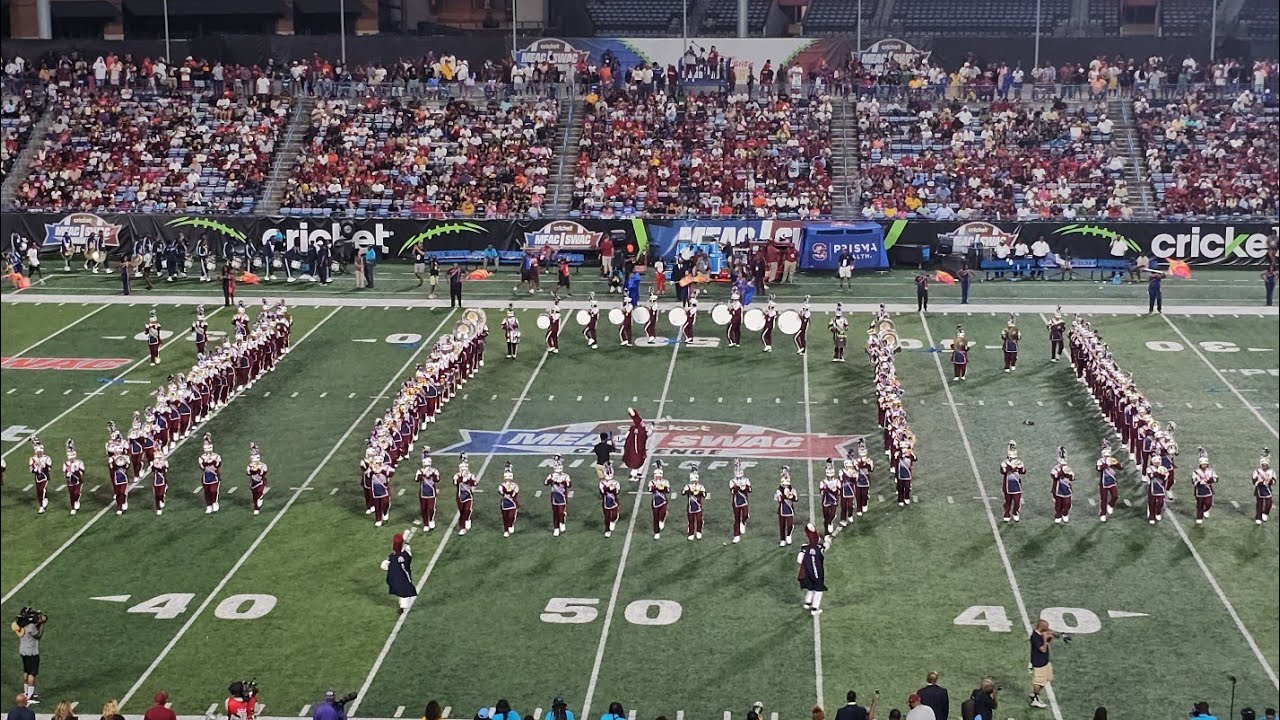 South Carolina State Marching Band Halftime - MEAC SWAC Challenge - YouTube