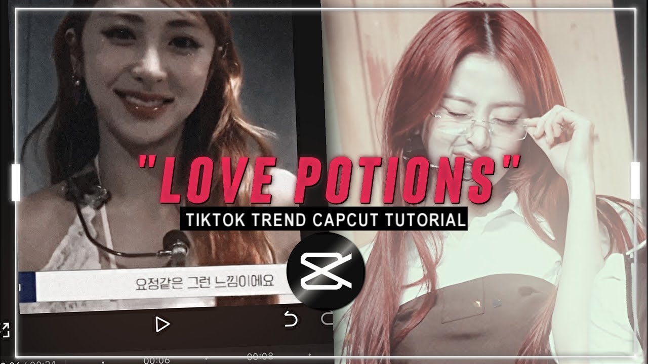 "LOVE POTIONS" tiktok trend capcut tutorial editing - YouTube