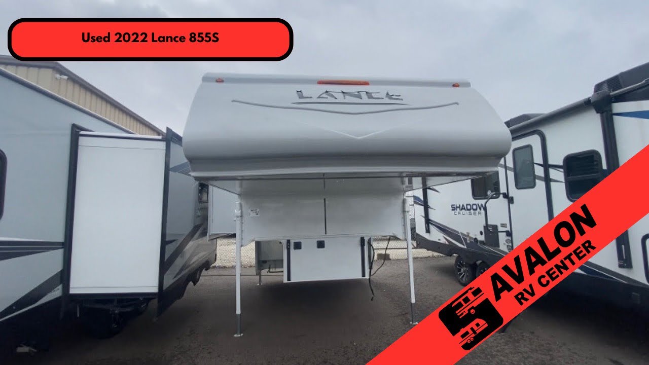 USED 2022 Lance 855S Truck Camper Walk Through - YouTube