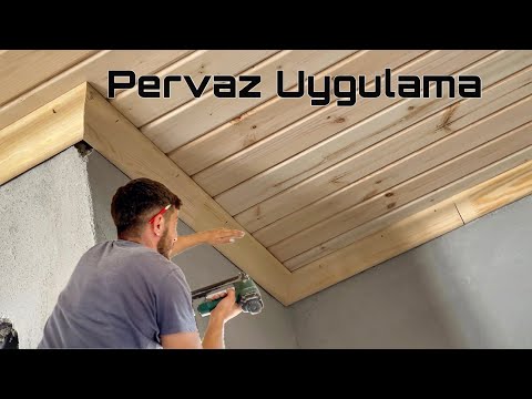 Köy Evine Lambiri Pervazı Yapımı – Usta İşçilik!