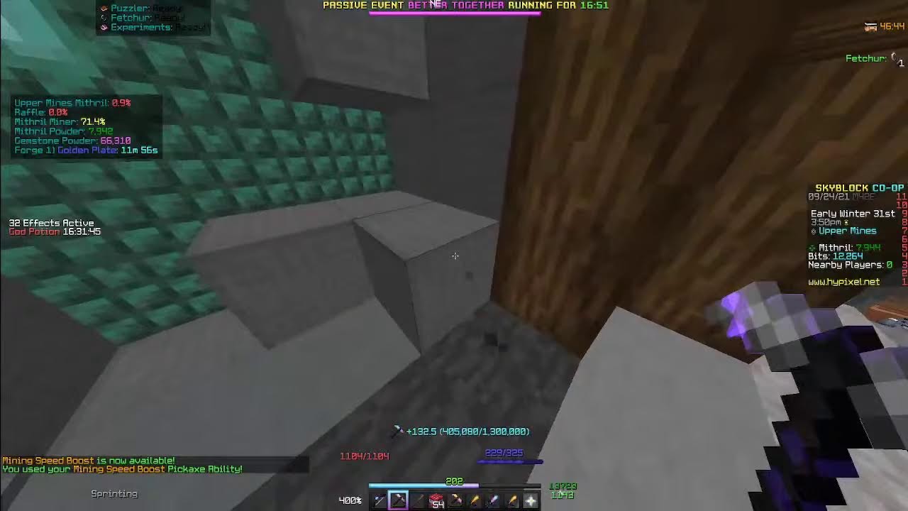HOTM 6 Grind! Hypixel Skyblock - YouTube
