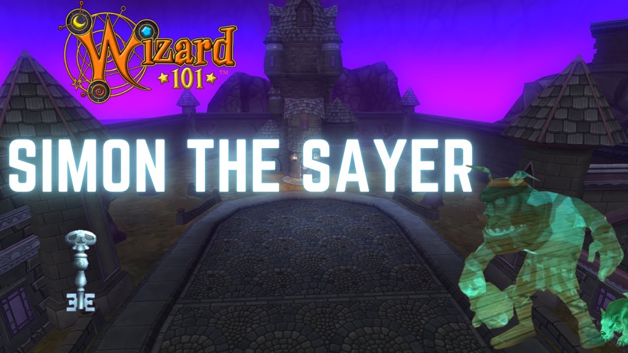 Wizard101: Simon The Sayer STONE KEY Boss - YouTube