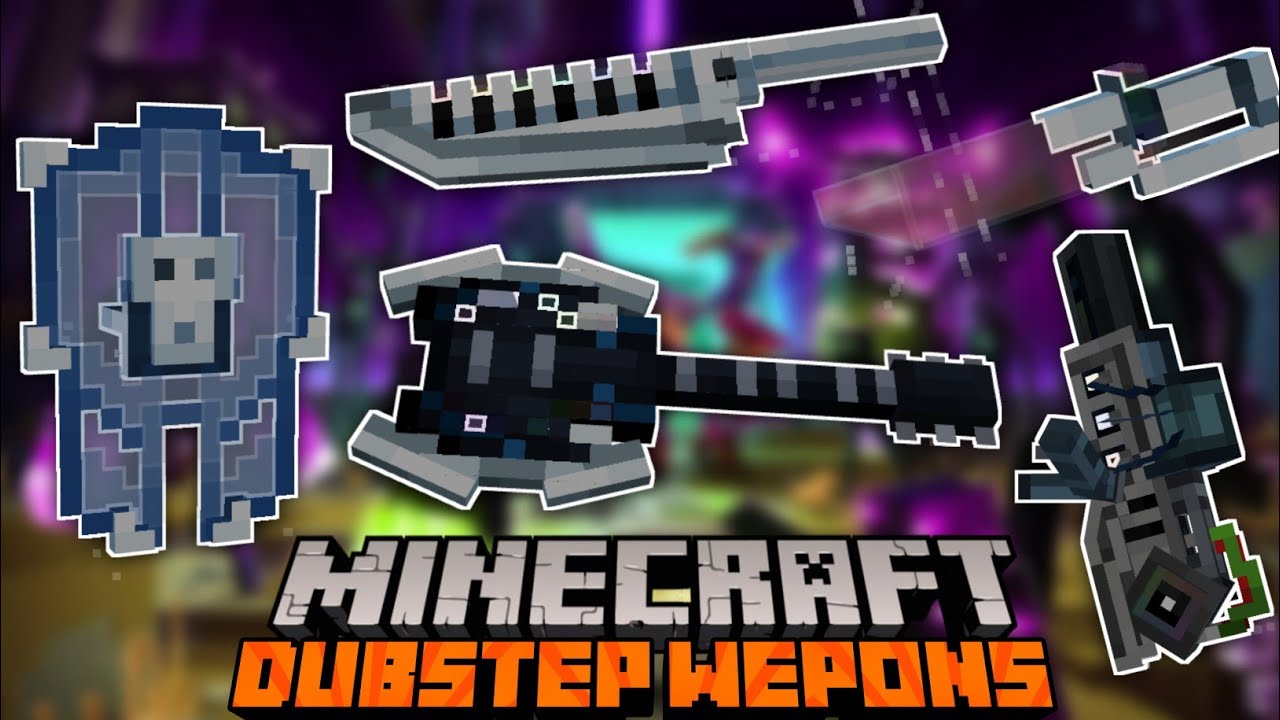 Minecraft Pe DLC Weapon - Dubstep Weapons || Minecraft Pe Mod and Addon ...