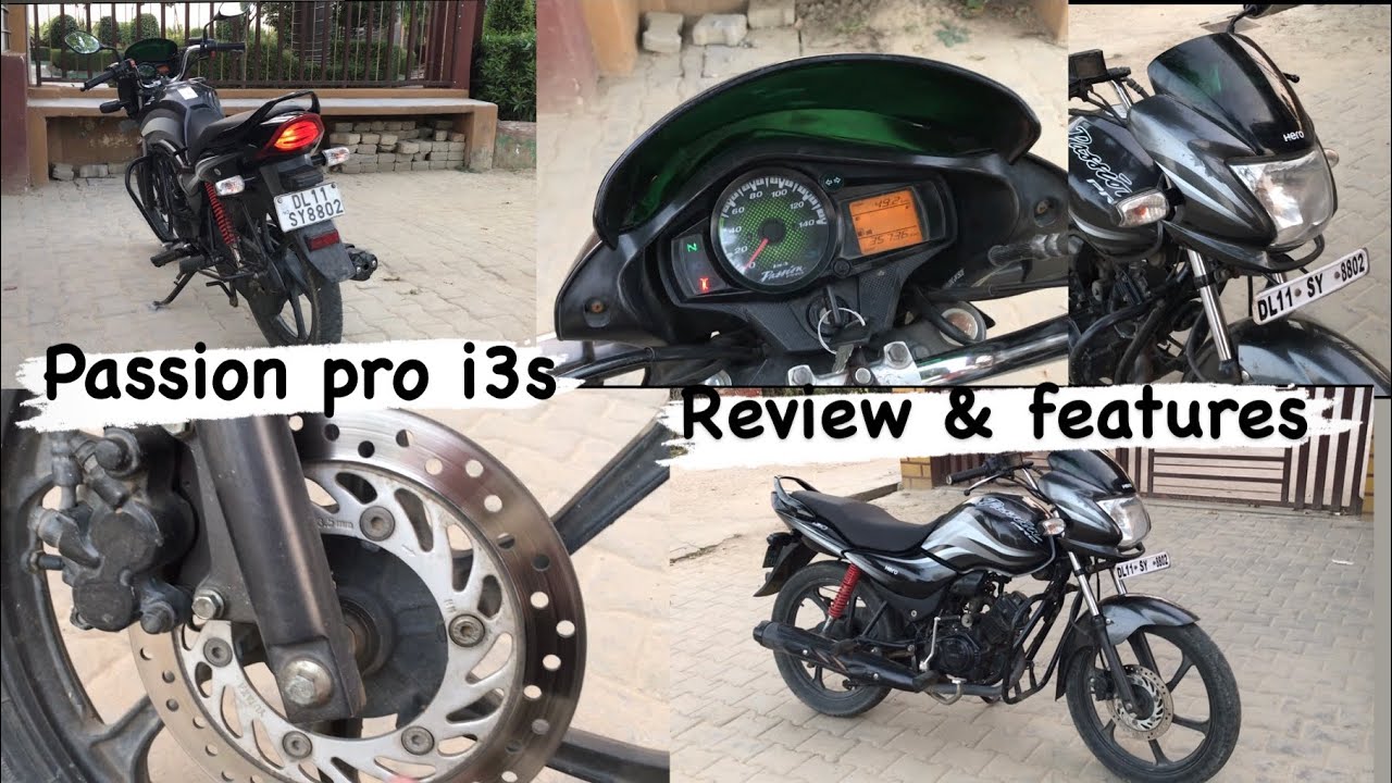 Hero Passion pro || 110cc i3s || features and review - YouTube