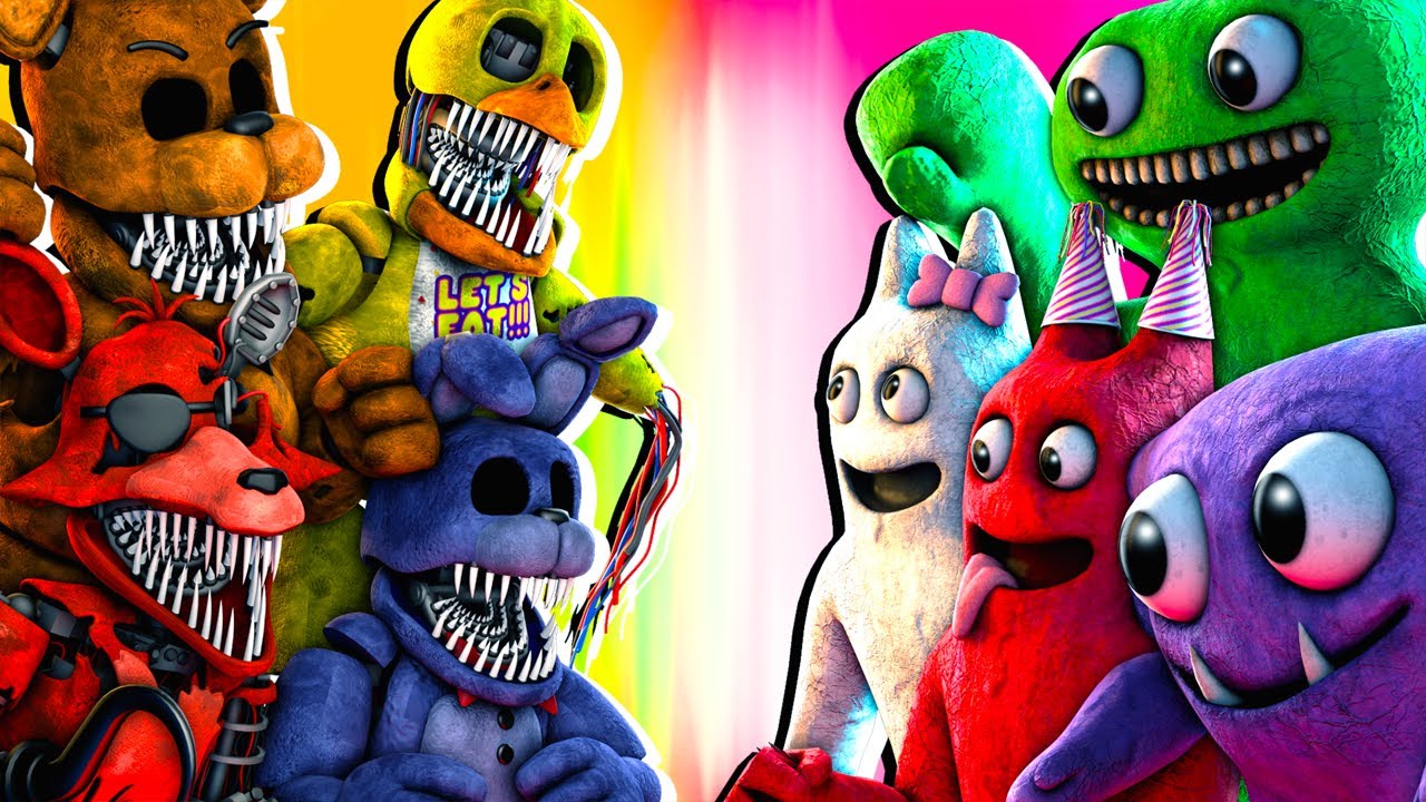 Garten of Banban vs FNAF Sinister Animatronics - YouTube