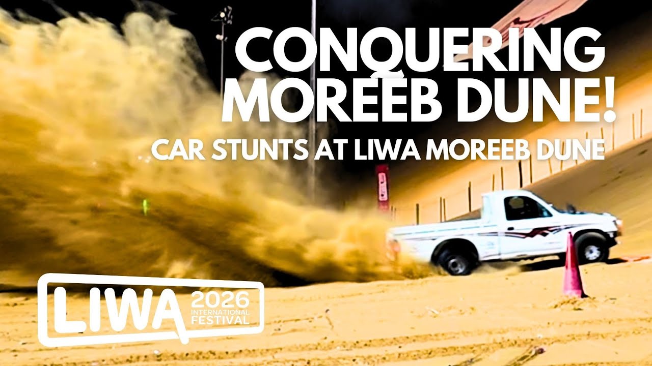 Liwa 2025 Car Stunt | Liwa Festival Moreeb Dune | Moreeb Hill Climb ...