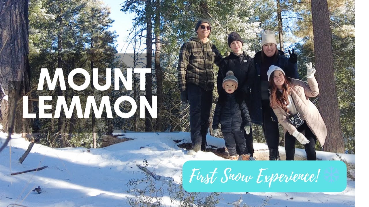 MOUNT LEMMON Ski Valley, Cookie Cabin & Trails| First Snow Experience!# ...