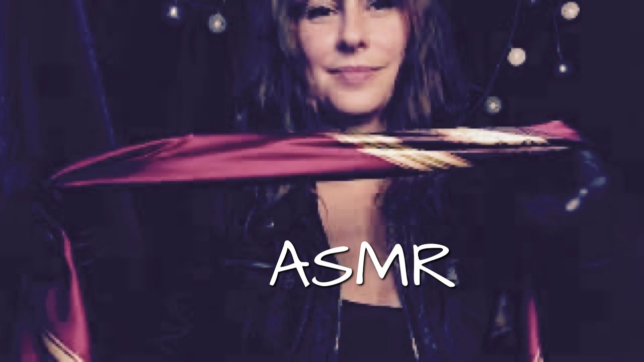 ASMR ! Relaxing Fabric sounds Silky scarf / Face Masking ENG - YouTube