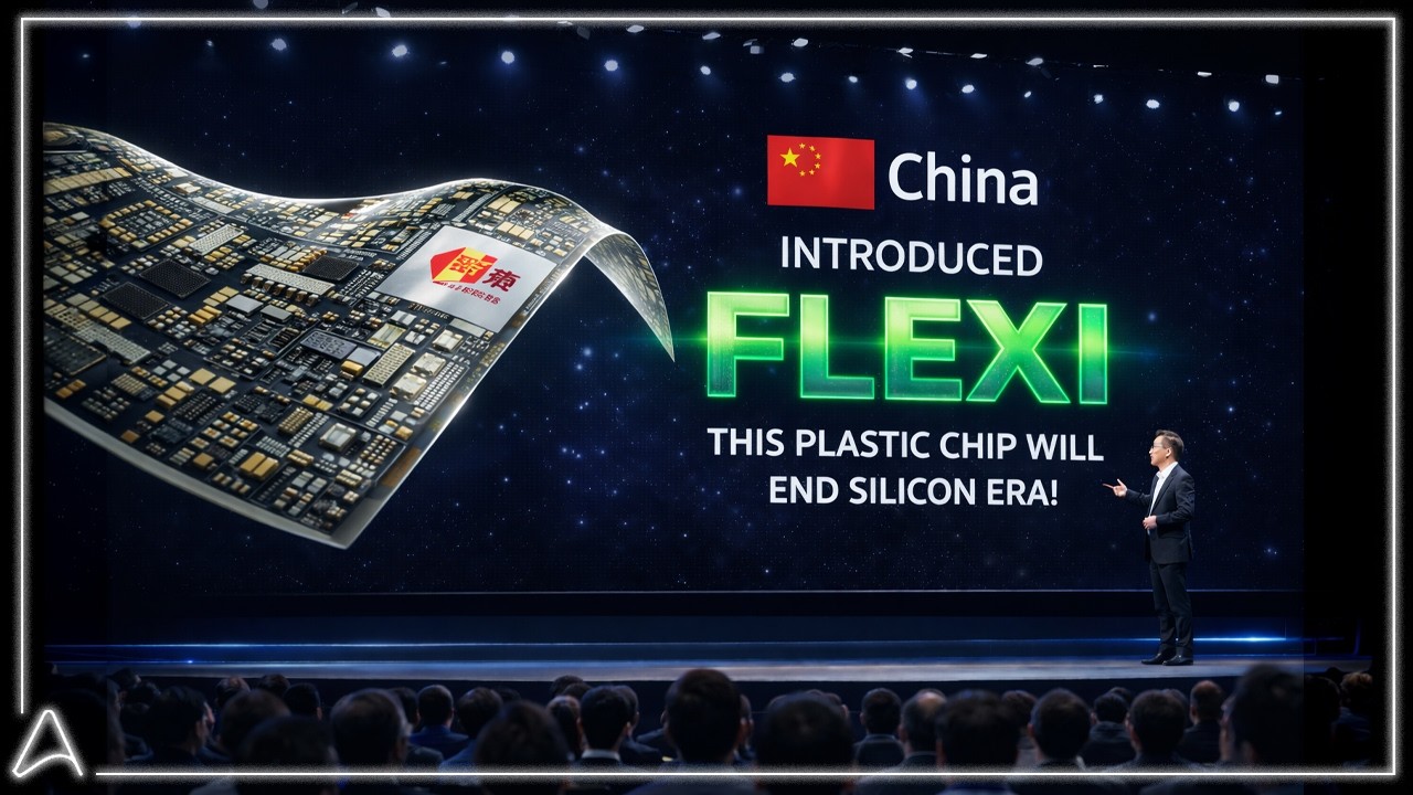 FLEXI’s Plastic AI Chip Monster Might End Silicon Chips Forever! - YouTube