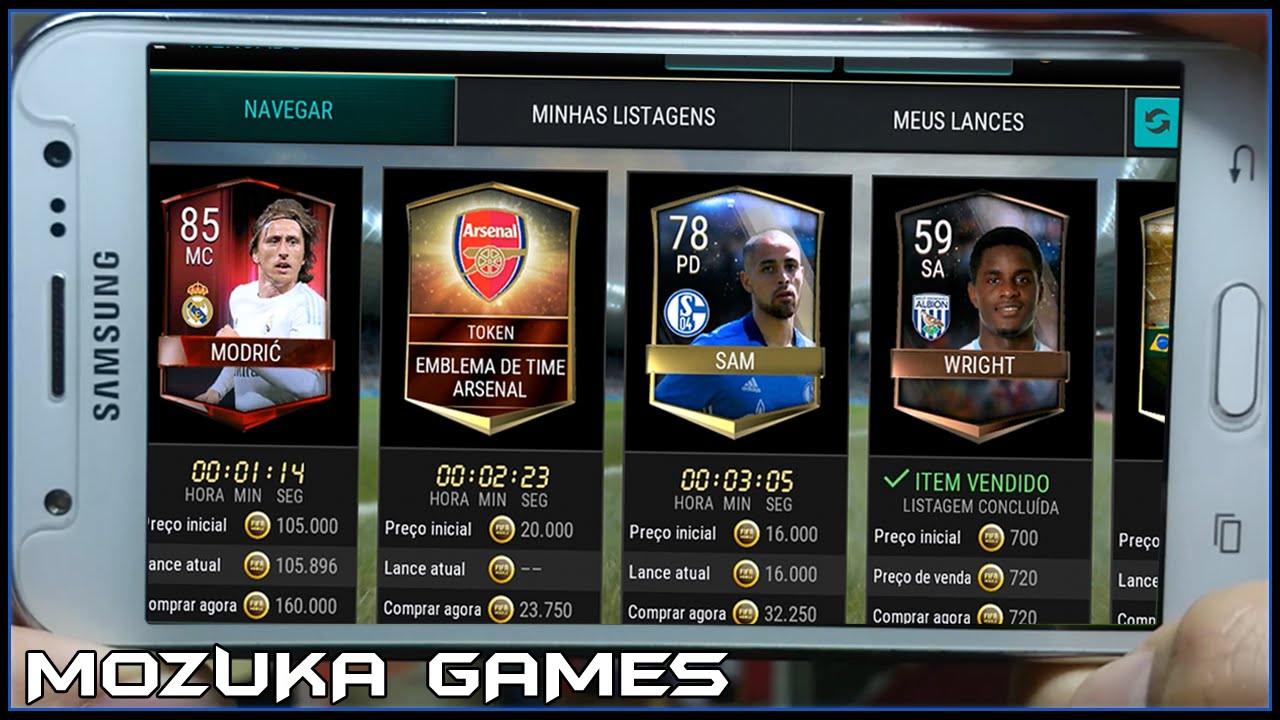 FIFA 17 MOBILE MONTANDO TIME MELHOR - FIFA MOBILE GAMEPLAY #6 - YouTube