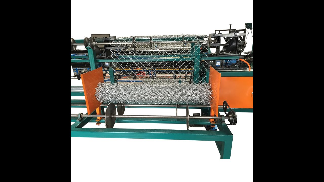 4m double wire chain link machine ( galvanized wire) +86 182 3048 9099 ...