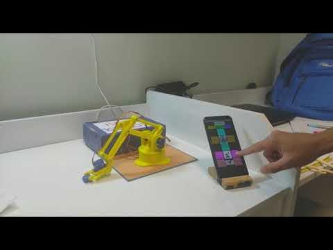 Smartphone Bluetooth HC-05 controlled Robot Arm using Arduino - YouTube