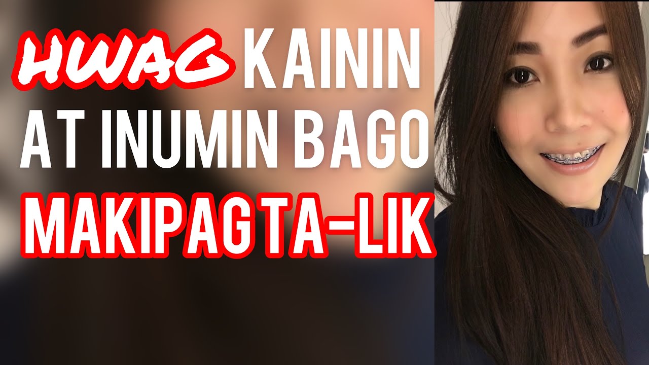 PAGKAIN AT INUMIN NA DAPAT IWASAN BAGO ANG TAL.. | CherrylTing VLOGS ...
