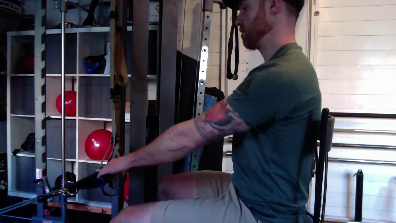 Band seated low row - The JK Way - YouTube