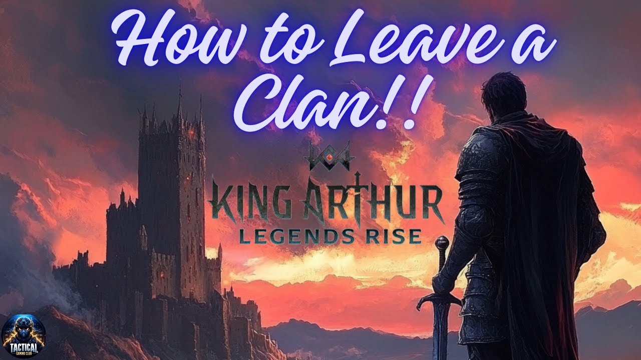 How to Leave a clan in King Arthur Legends Rise - YouTube