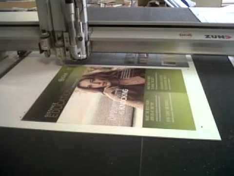Digital Cutting with Oce ProCut XXL - YouTube