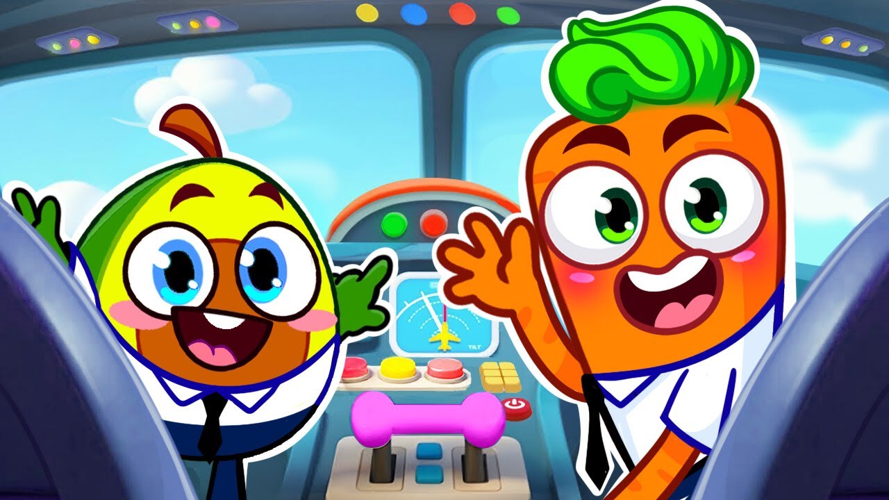 ️ Learn Airplane Safety Tips 💺 Buckle Up Song 😍|| VocaVoca Karaoke🥑 ...