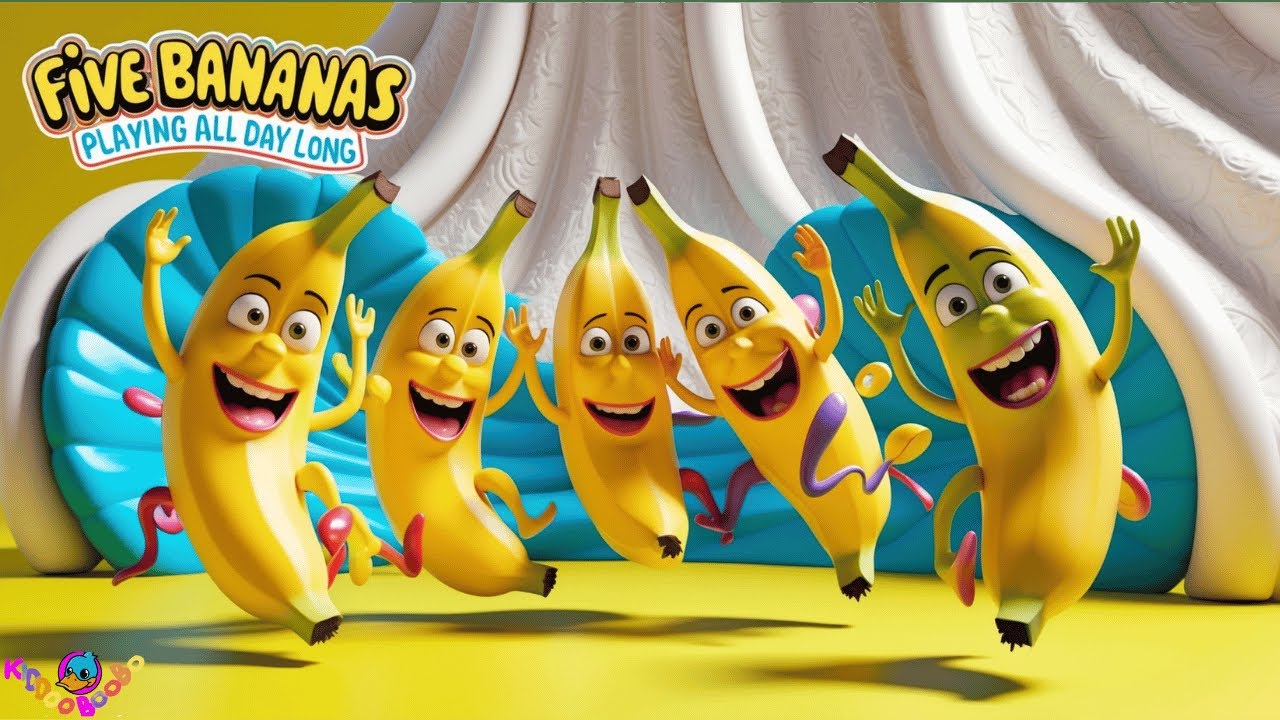 🍌Five Bananas | Nursery Rhymes | Kids Songs - YouTube