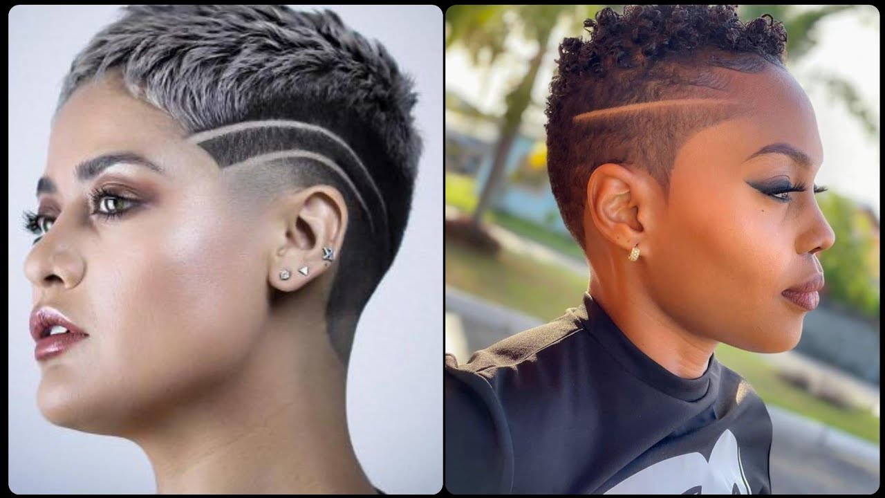 SO BEAUTIFUL AND STYLISH SHAVED SIDE CUT STYLE HAIRCUT DESIGN AND IDEAS ...