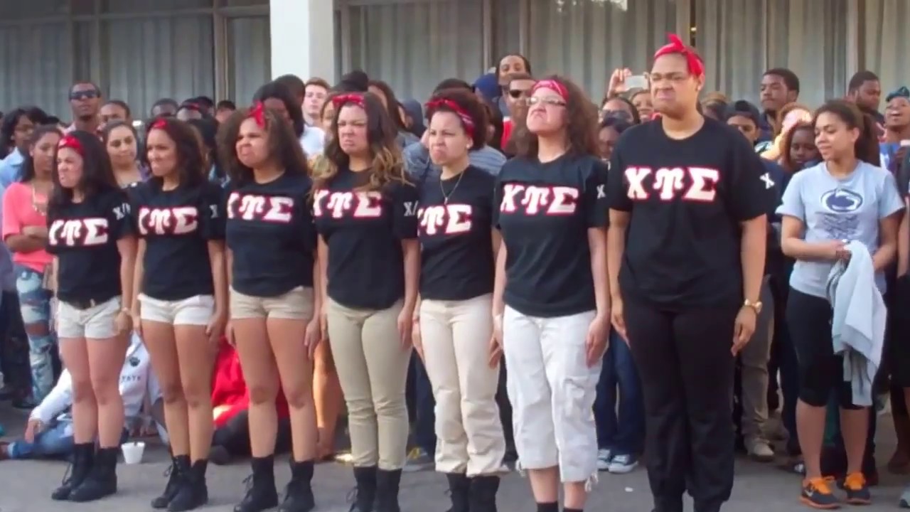 Chi Upsilon Sigma Penn State- Latin Yard show 2013 - YouTube
