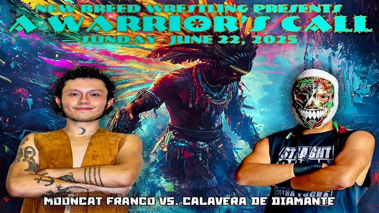 New Breed Wrestling (A Warrior’s Call) Mooncat Franco vs Calavera De ...