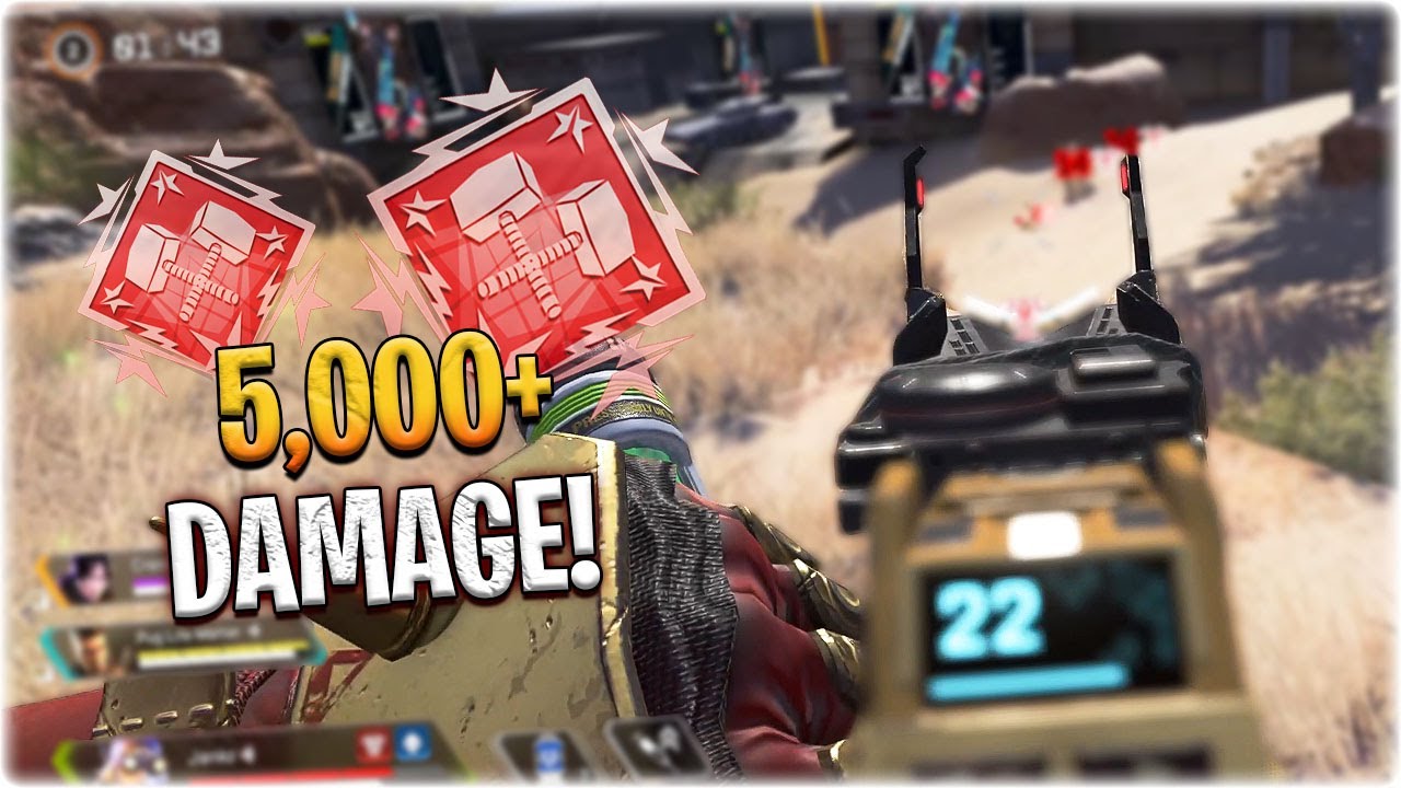 the 5,000 Damage Badge.. (Apex Legends Season 10) - YouTube