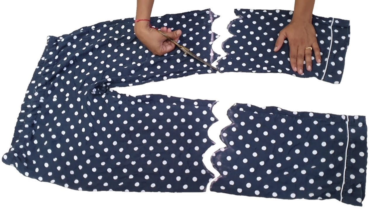 Awesome and New Idea From Old Pajama # Old Pajama Recycle Idea # Simple ...