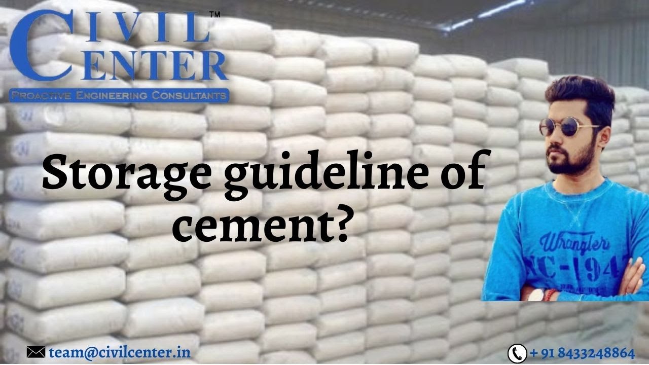 #buildingconstruction #Cement How to properly storage Cement at site ...