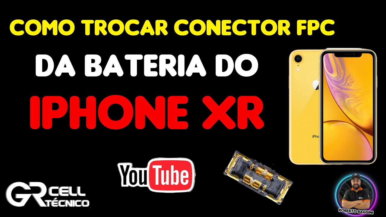 🔥“Tutorial: Substituição do Conector FPC da Bateria no iPhone XR” - YouTube