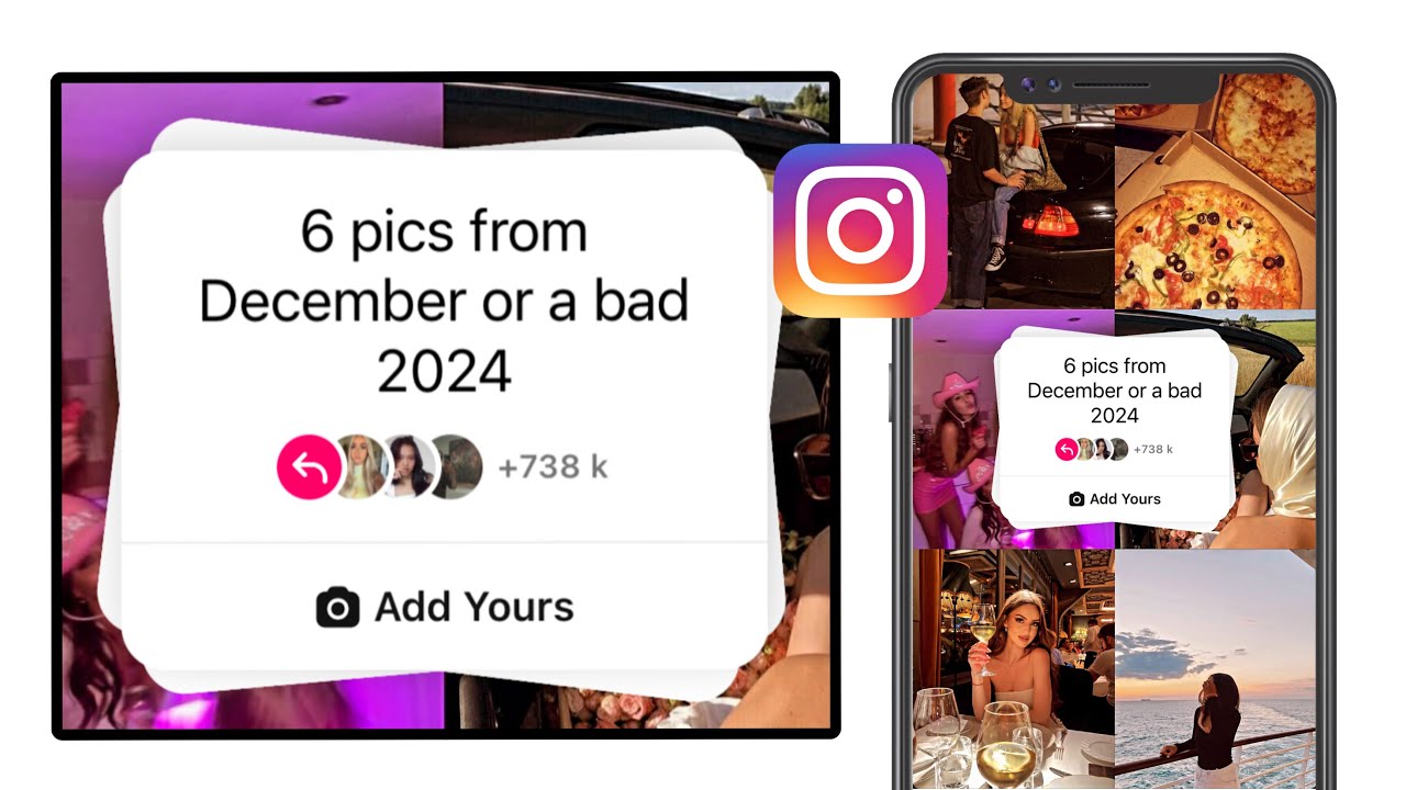 6 pics from December or a bad 2024 Instagram chain story | Trending add ...
