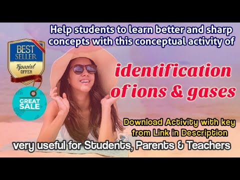 identification of ions and gases interactive activity | HW Activity ...