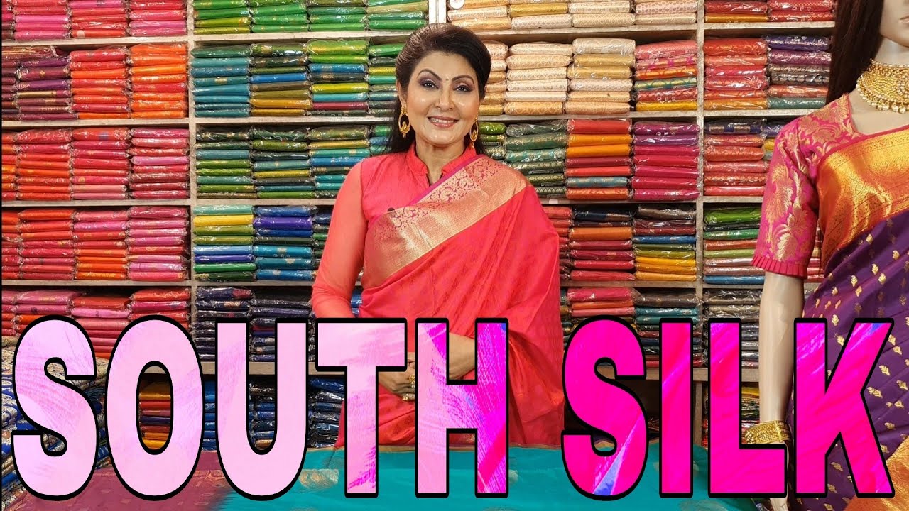 Some Beautiful Collection of South Silk Saree from Adi Mohini Mohan Kanjilal - YouTube