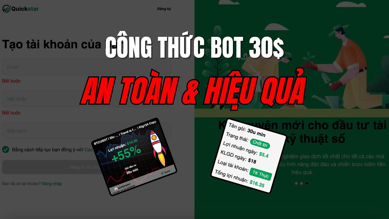 Công thức Quickstar 30$ an toàn hiệu quả || Emily Trader - YouTube