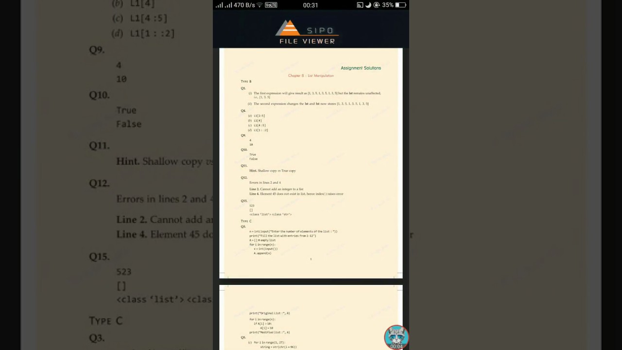 LIST MANIPULATION, CLASS XI, INFORMATION PRACTICES - YouTube