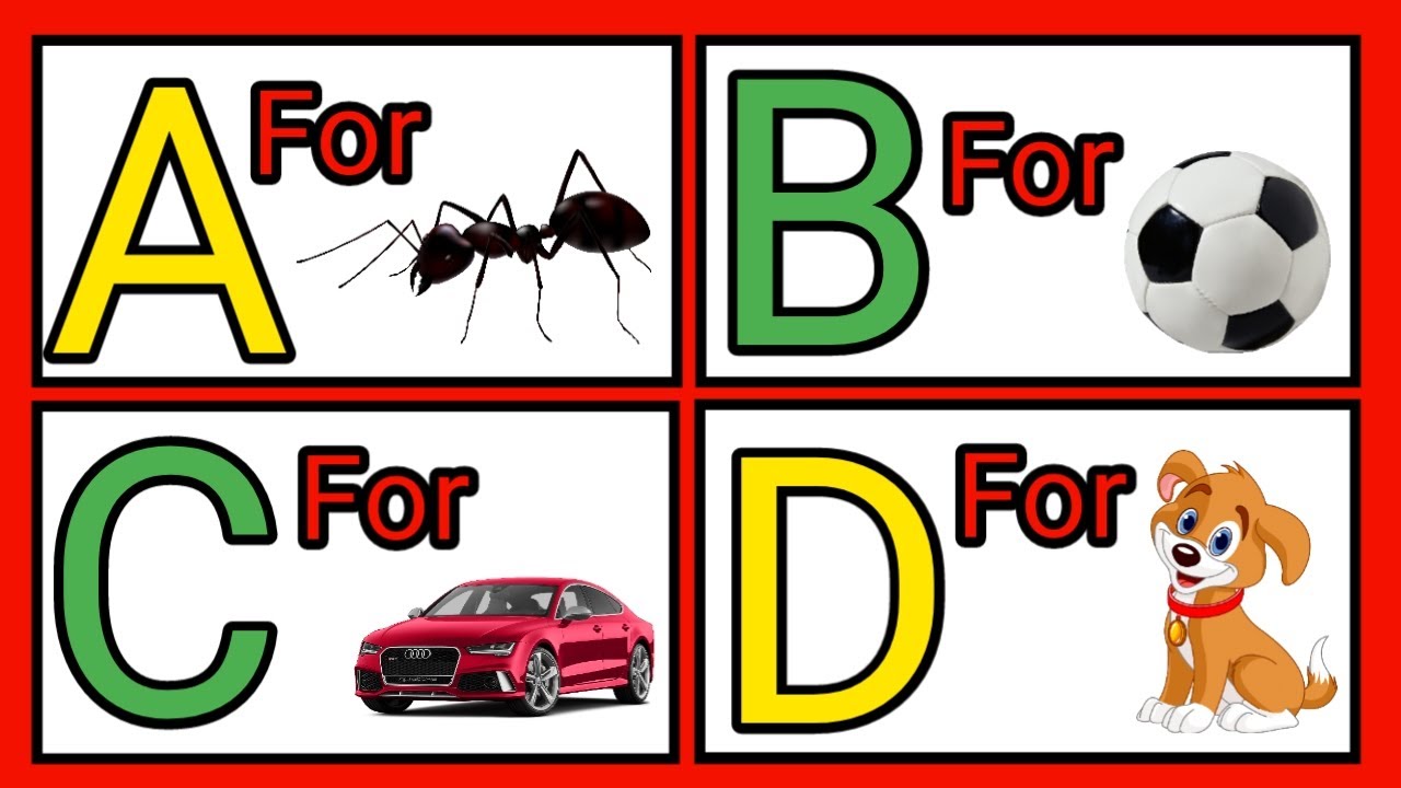 A for Ant, B for Ball | Alphabets, Alphabet Songs | English Alphabet ...