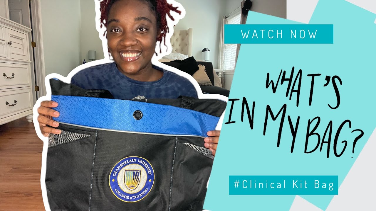 What's in my Clinical Kit Bag | #Chamberlain College Of Nursing - YouTube