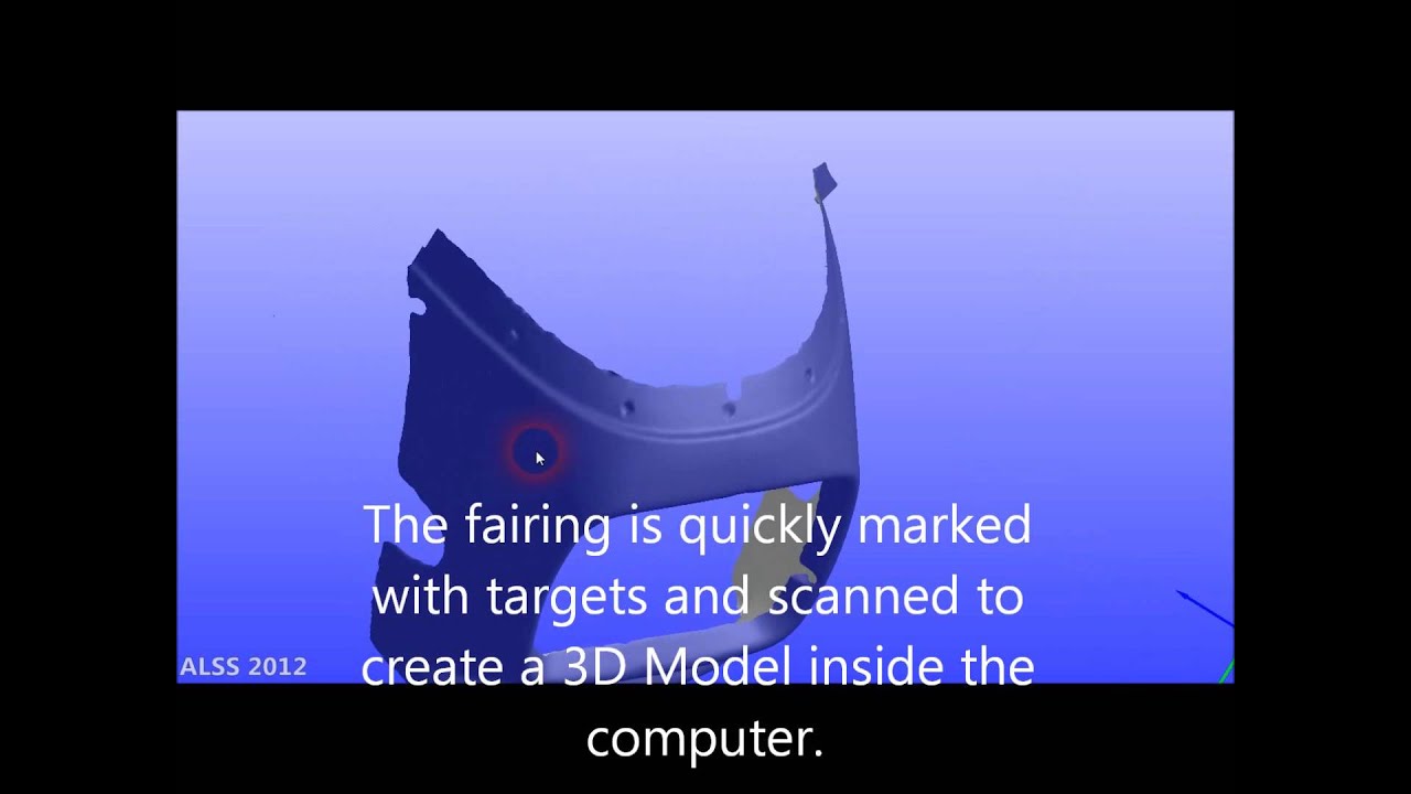 3D Scanned Kawasaki GPZ Fairing by Atlantic Laser Scanning Services ...