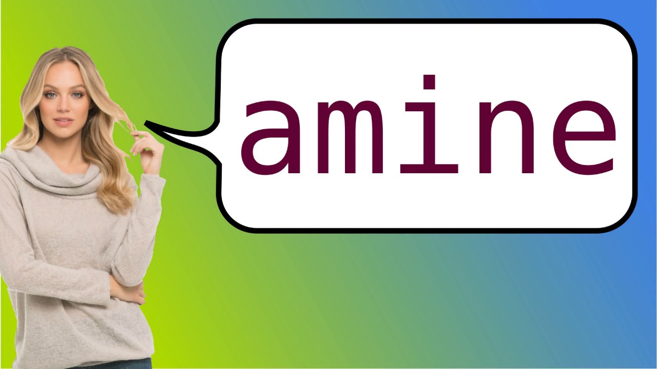 How to say 'amine' in French? - YouTube
