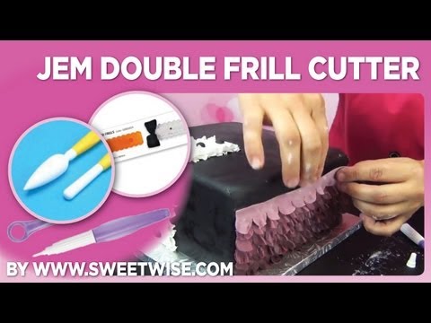 JEM Double Frill Cutter by www.sweetwise.com - YouTube
