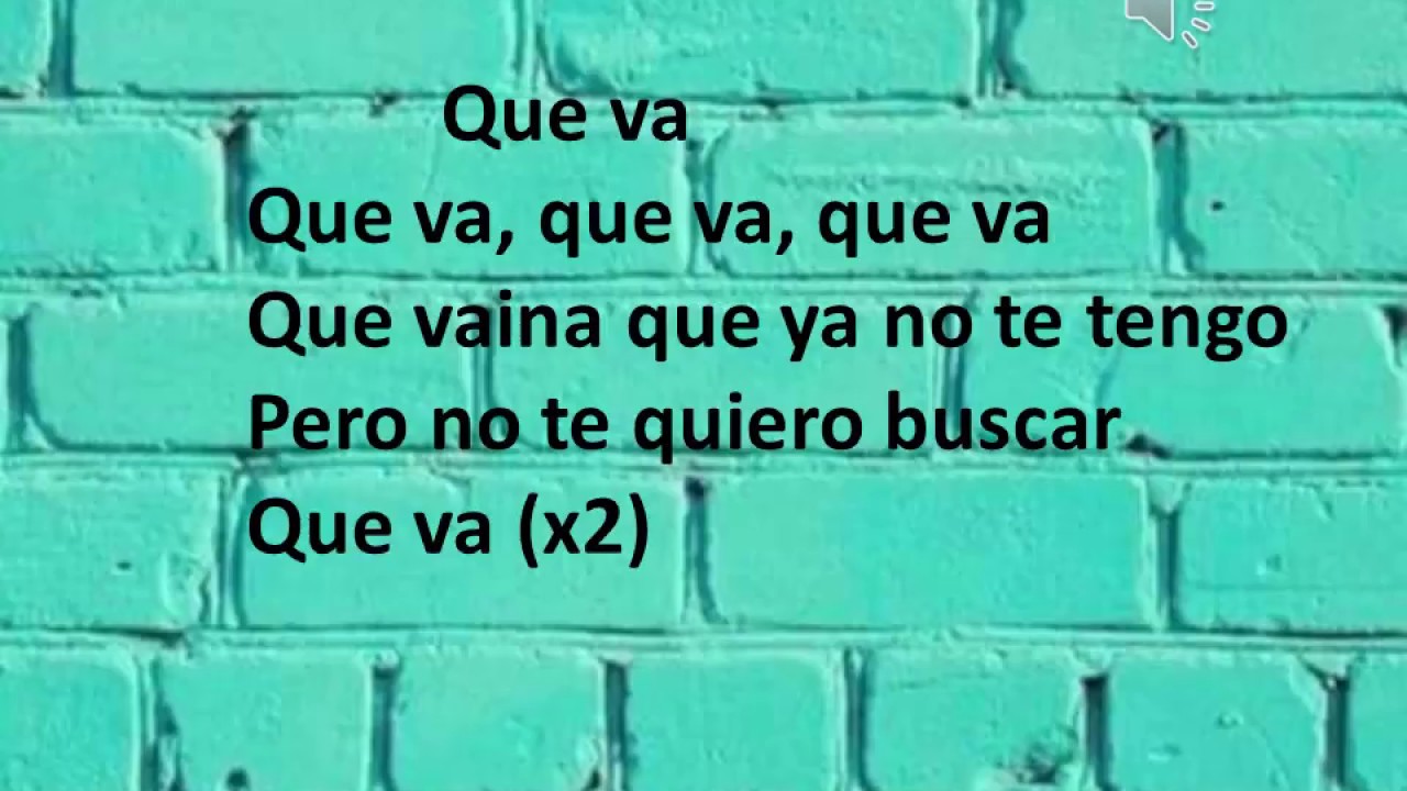 Que va Letra -Alex Sensation ft ozuna - YouTube