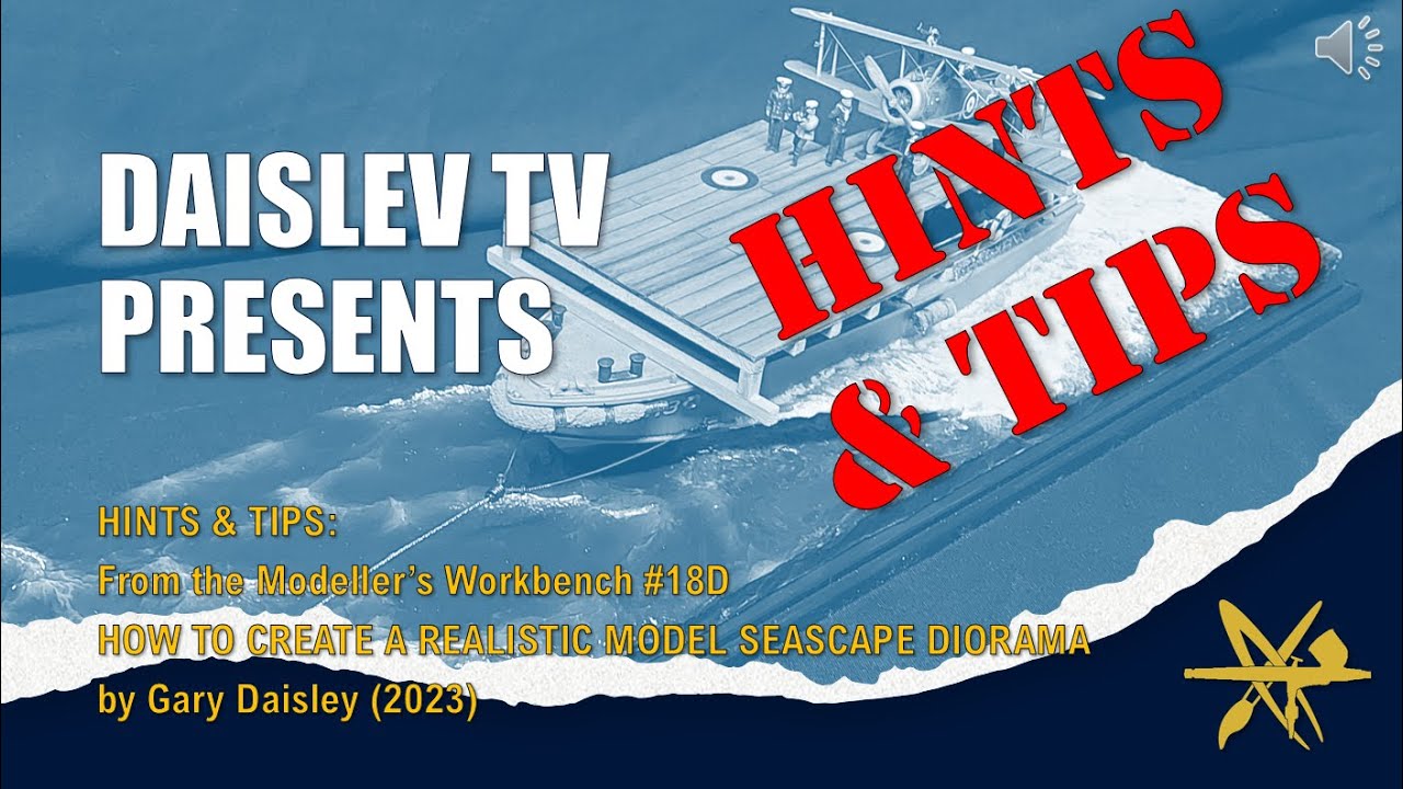 MODEL MAKING HINTS & TIPS: Realistic Seascape Water Effects - YouTube