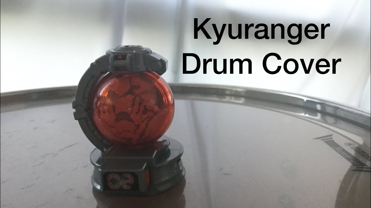 Kyutama Dancing (Kyuranger's ending theme) Drum Cover - YouTube