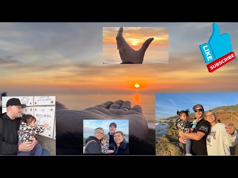 WATCHING BEAUTIFUL SUNSET, GOD'S CREATION & VISIT GRANDPA @POINT LOMA ...