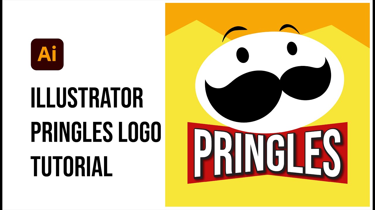 Designing the Pringles Logo in Illustrator: Step-by-Step Tutorial - YouTube