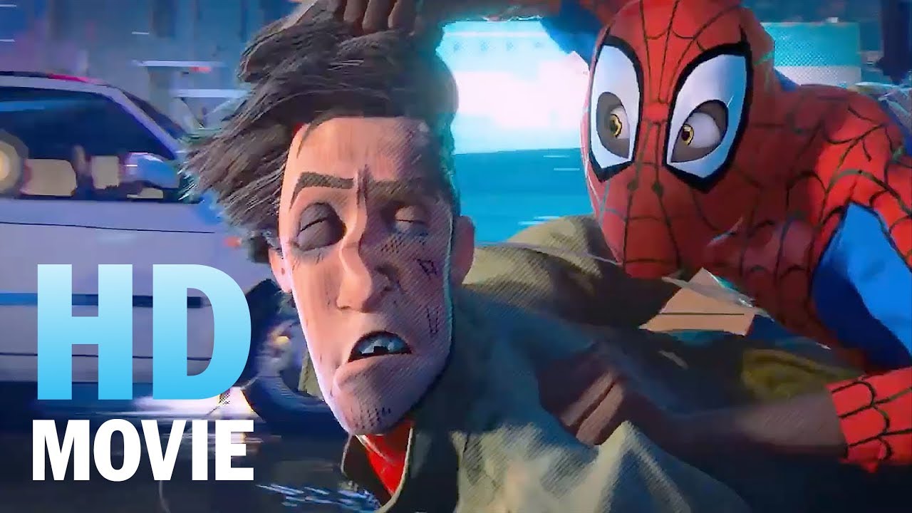 'Miles Morales meets Peter Parker' HD Scene SPIDER MAN INTO THE SPIDER ...