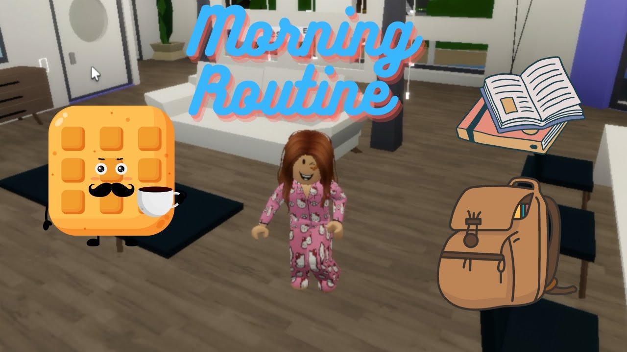 Brookhaven Morning Routine in Roblox! - YouTube